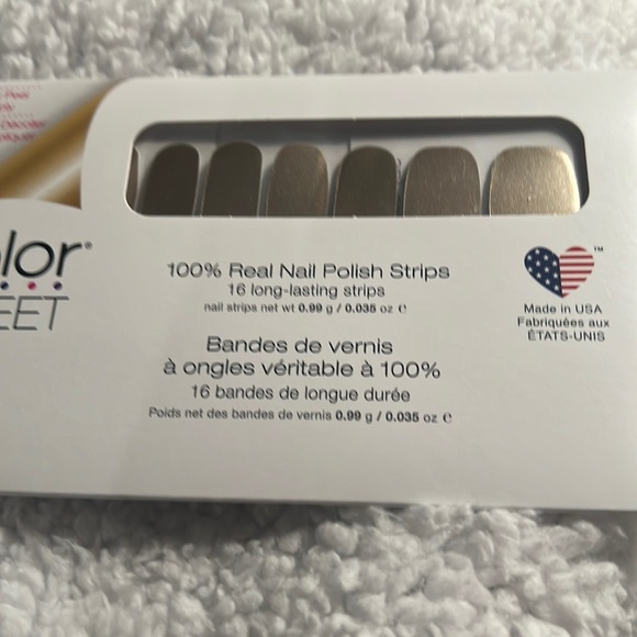 Color Street | Makeup | Color Street Stay Golden Metallic Champagne ...